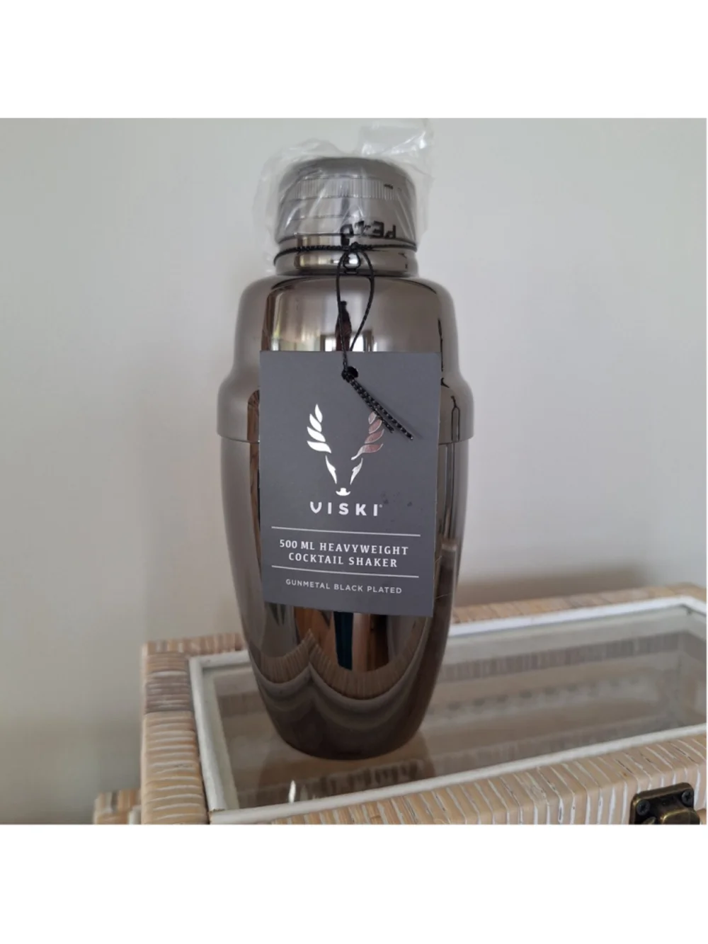 Viski | Dining | Viski Metal Cocktail Shaker Heavyweight Gunmetal Black ...